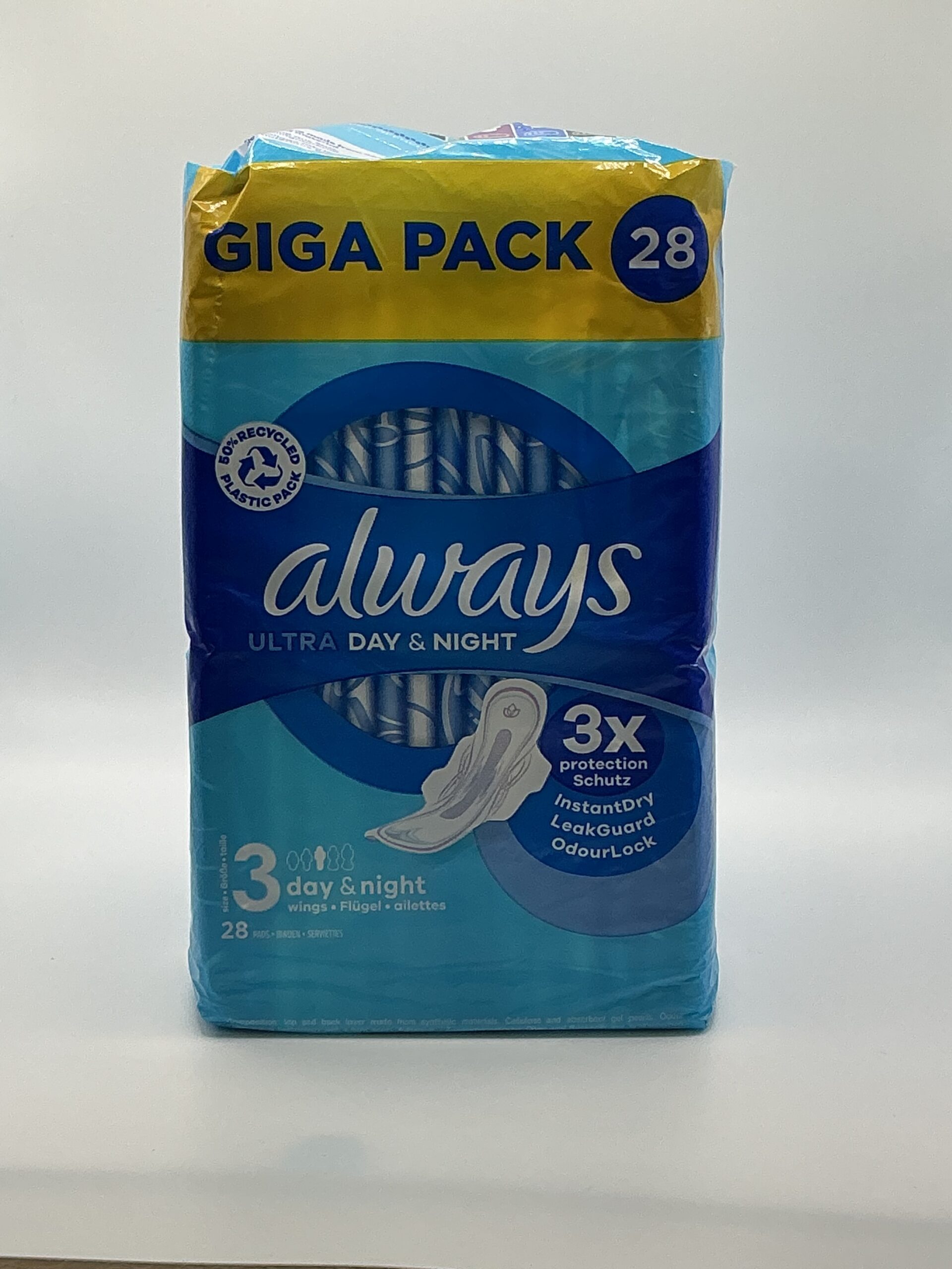 Always Ultra Day And Night Sanitary Pads size 3 Long - Sem Deliveries